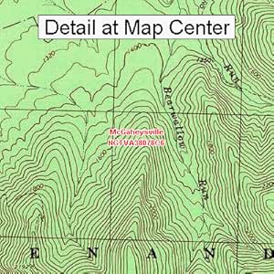 Amazon.com : USGS Topographic Quadrangle Map - McGaheysville, Virginia ...