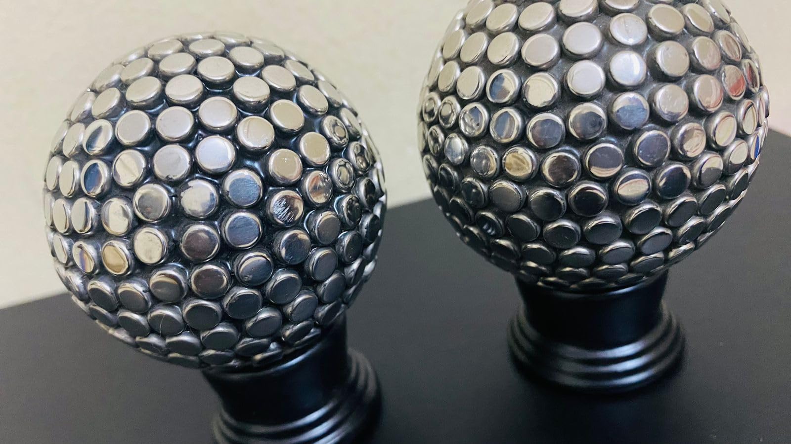 Buy The Decor Mart 2 Finials (Only 2 Finials) for Curtain Rod, Mirror ...