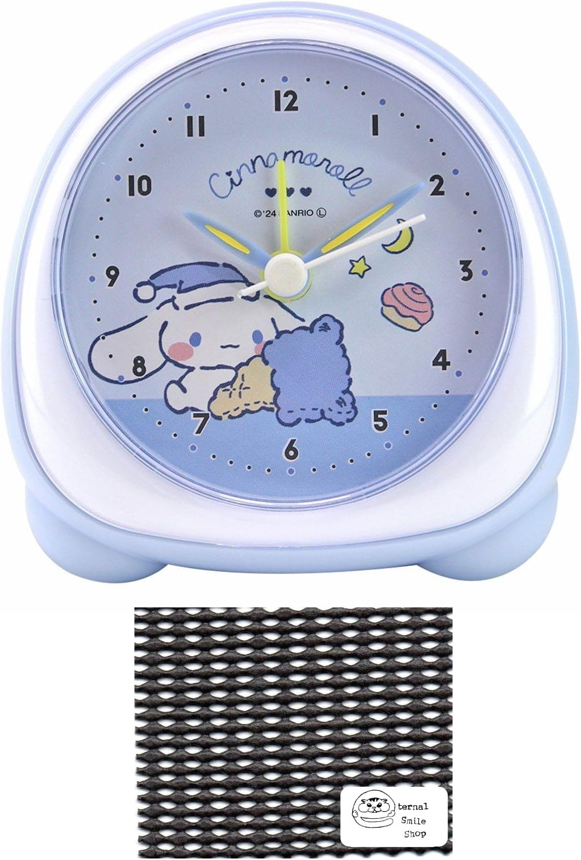 Amazon.co.jp: ツジセル(Tsujiseru) 目覚まし時計 グリーン サンリオ シナモロール アナログ LEDクロック メロディ ...