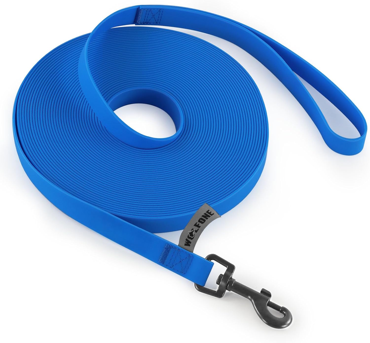 Wolfone Blue 3m Long Line Lead Waterproof Recall Training Dog Lead ...
