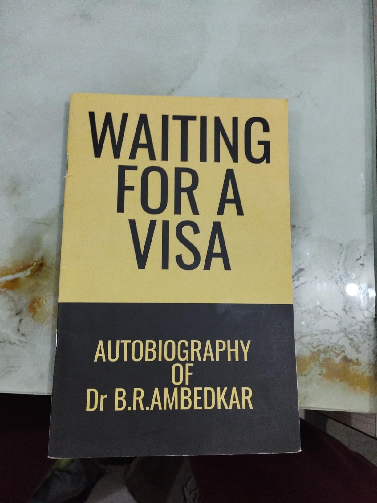 WAITING FOR A VISA : AUTOBIOGRAPHY OF Dr.B.R.AMBEDKAR : DR B.R.AMBEDKAR: Amazon.in: Books
