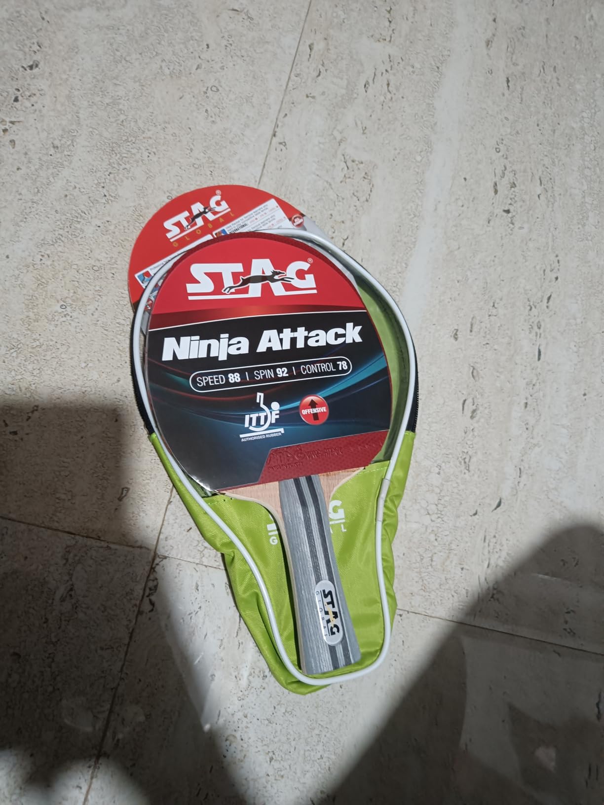 Stag Iconic Ninja Attack Advanced Series Table Tennis (T.T) Racket ...