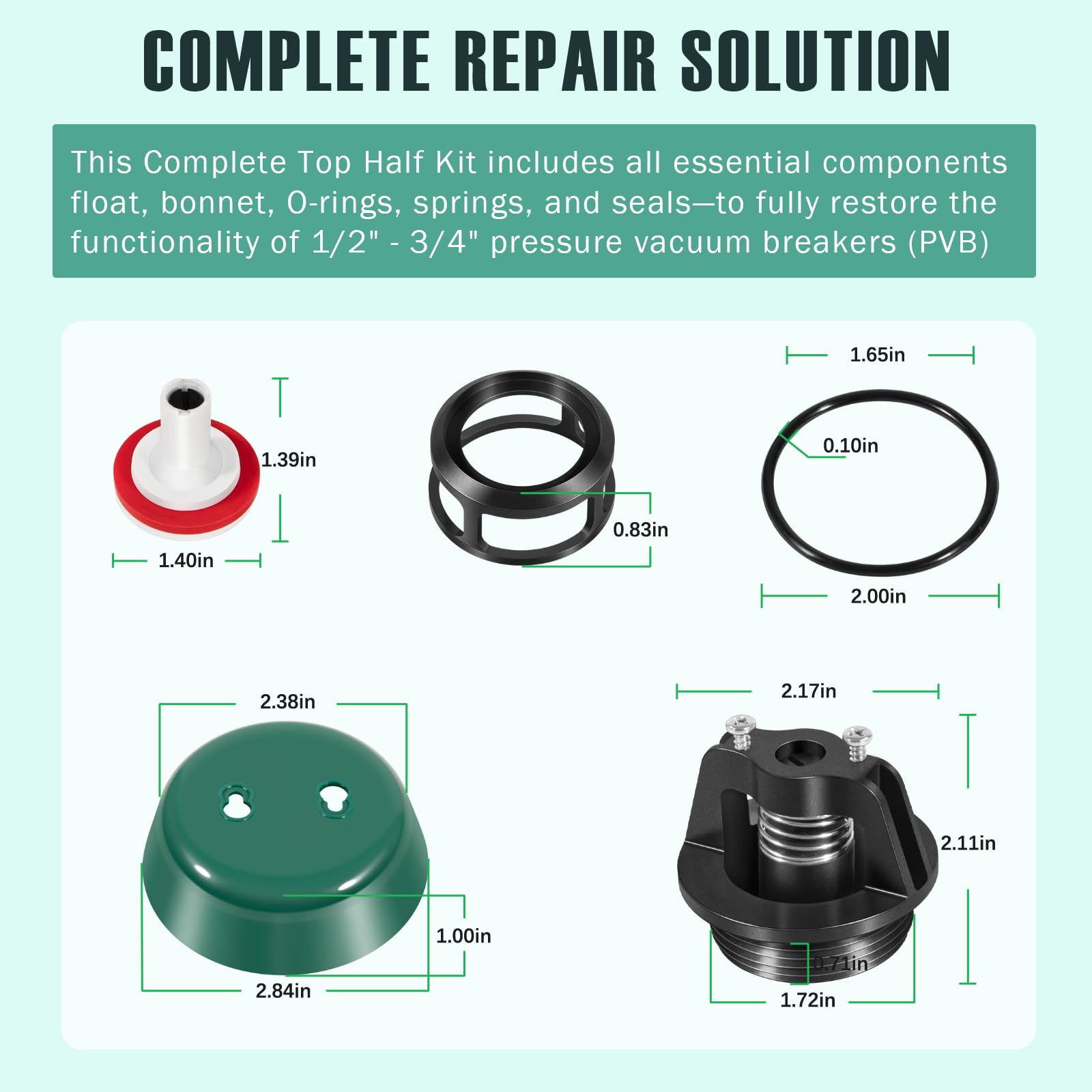 Float Valve 1" Float And Bonnet Complete Epai Kit Fo Apollo/Conbaco ...