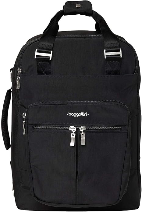 Baggallini Convertible Travel Backpack, Black, One Size : Amazon.co.uk ...