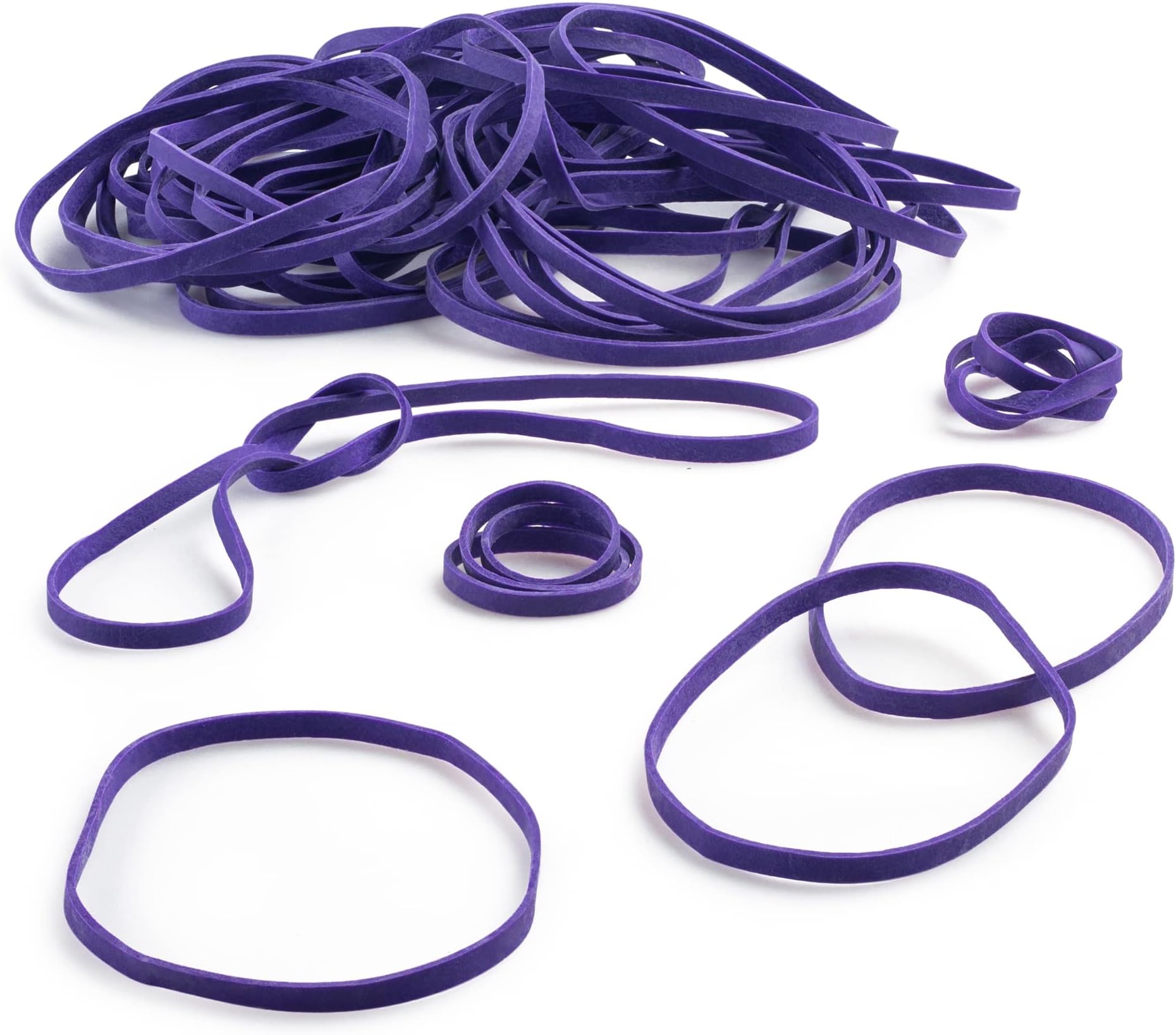 Amazon.com : PlasticMill Rubber Bands - #33 Size - Purple Rubberbands ...