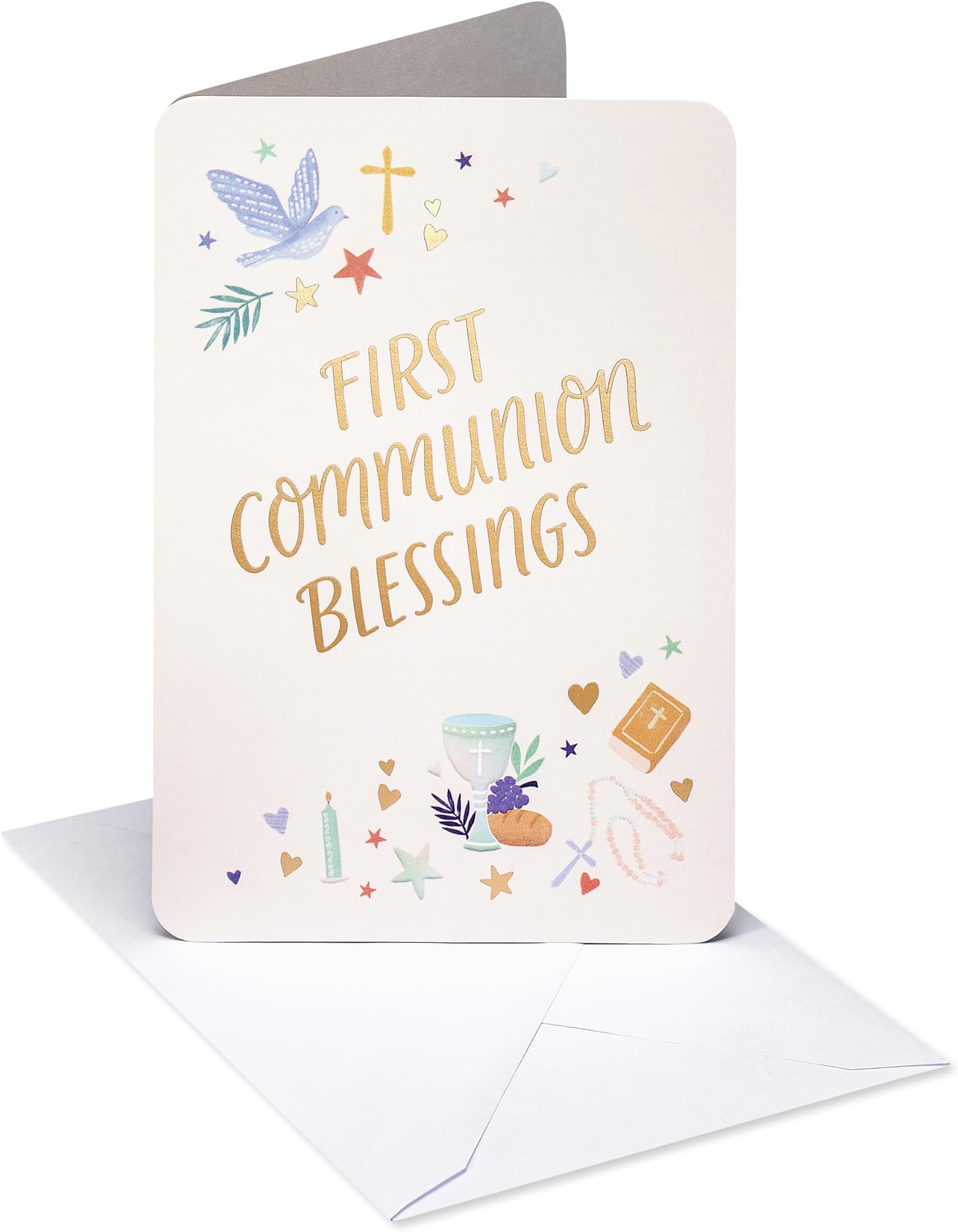 Amazon.com : American Greetings First Communion Card (Blessing of the ...