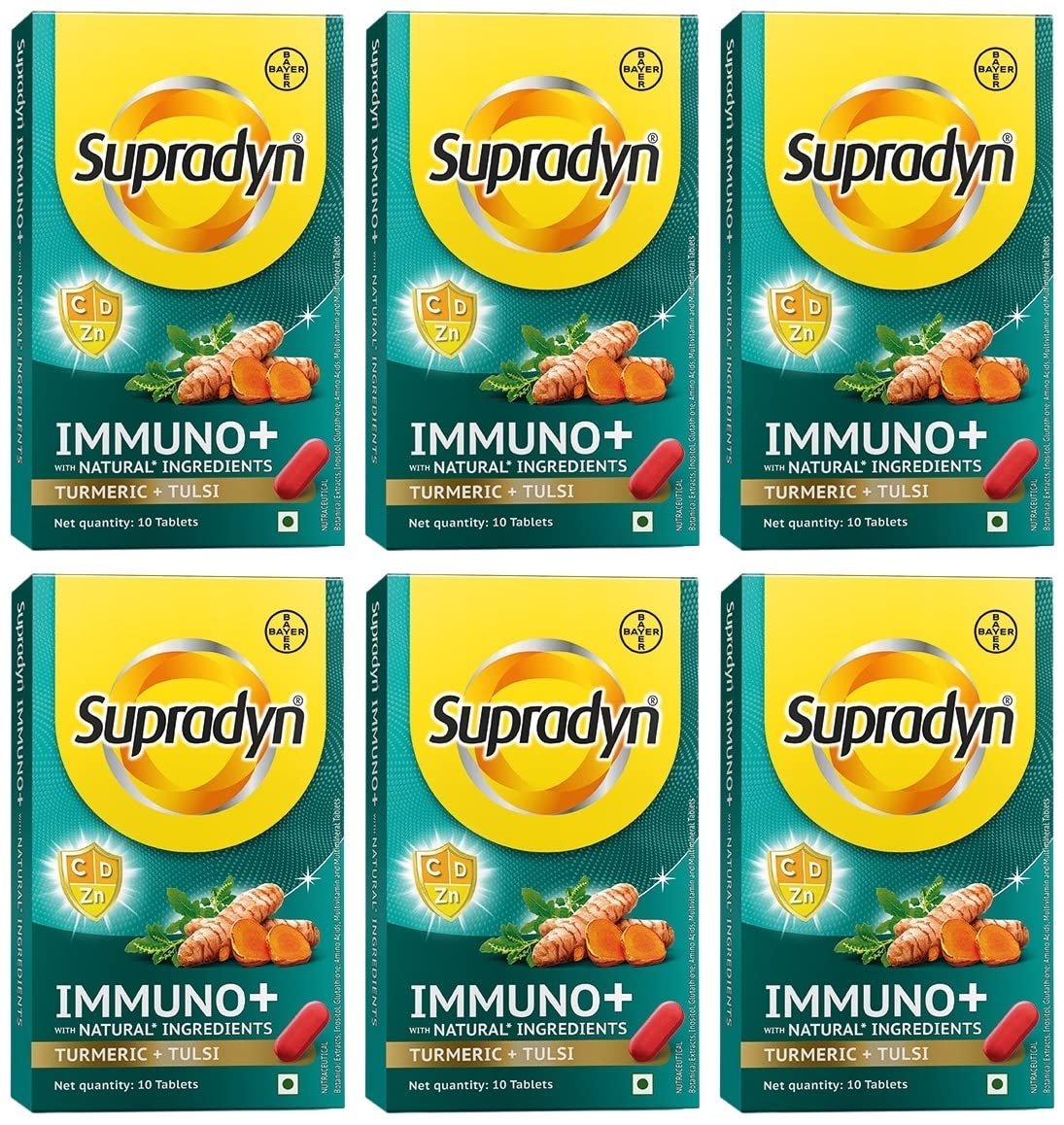 Supradyn Immuno +, Multivitamin Vit C, Vit D, Zinc, Unique blend of ...