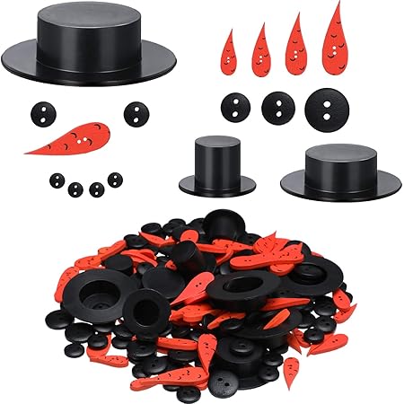 Amazon.com: 800pcs Christmas Snowman DIY Craft Kit Including 80 Mini ...