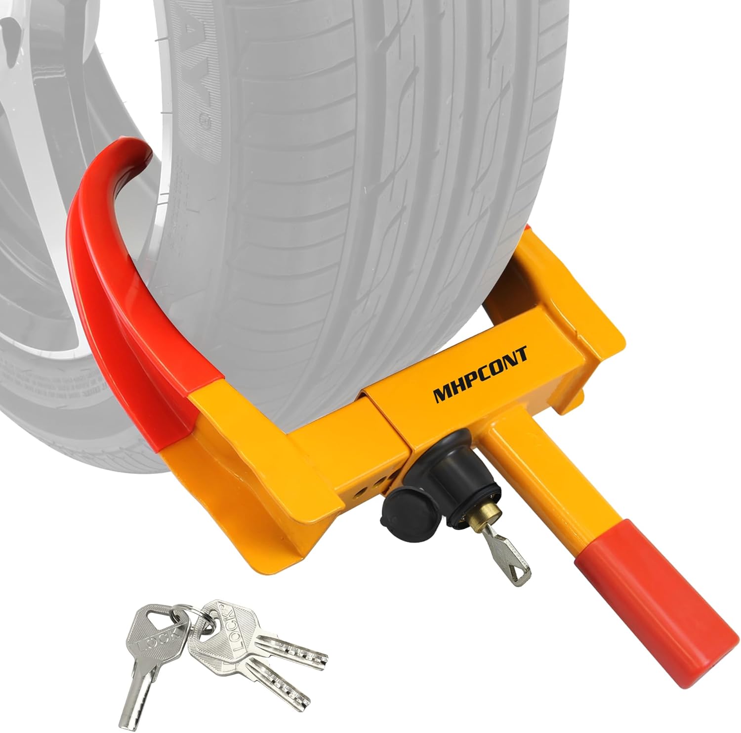 Amazon.com: Wheel Lock Universal Trailer Wheel Lock Adjustable Security ...