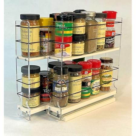 Amazon.com: Vertical Spice - 22x2x11 DCP - Spice Rack - Fits Narrow ...