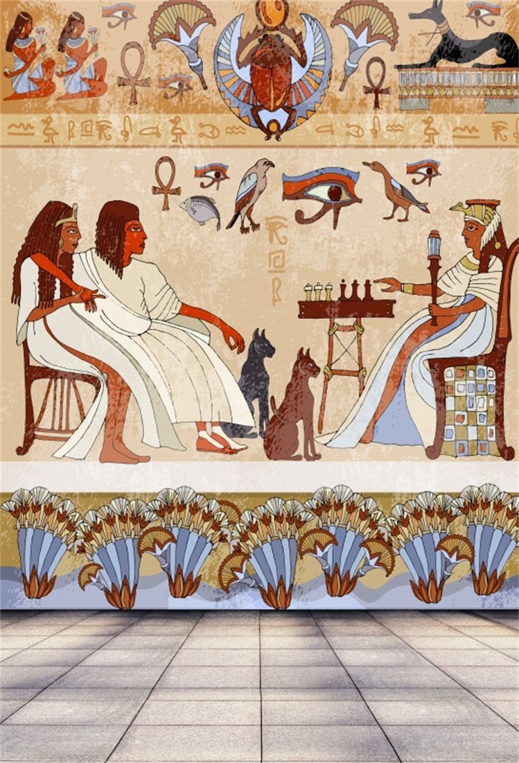 Buy LFEEY 5x7ft Greek Gods Backdrop for Photography Egyptian Murals ...