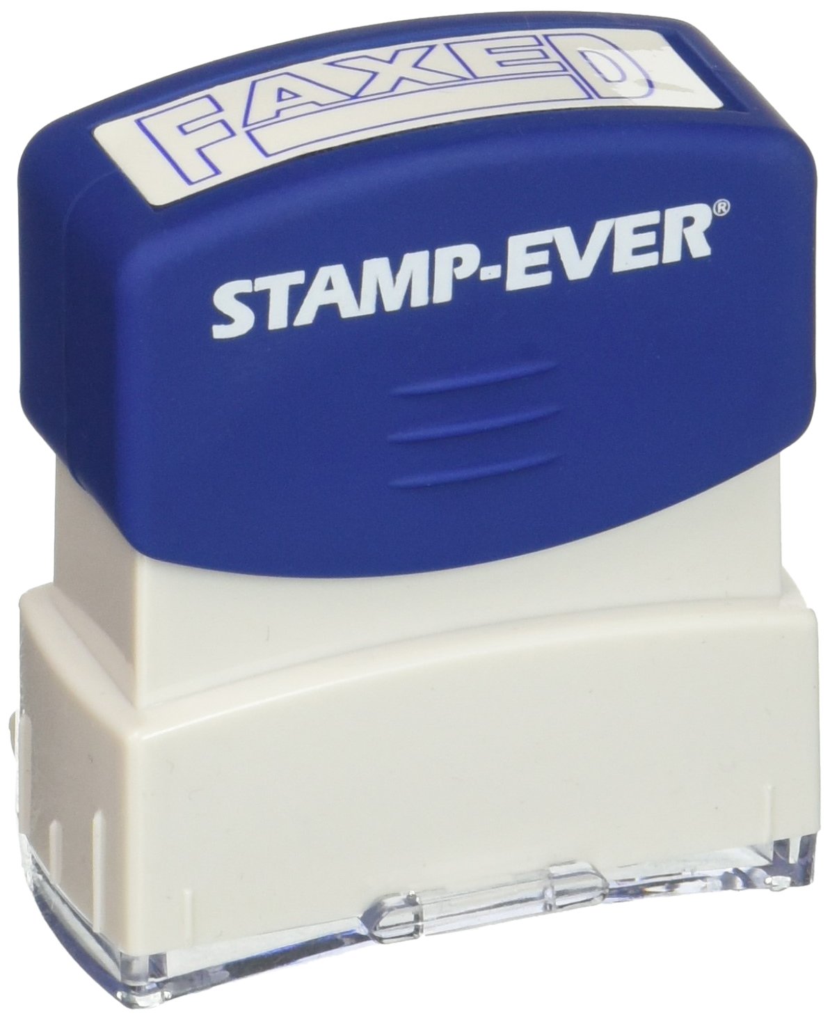 Stamp-Ever Pre-Inked Message Stamp, Faxed, Stamp Impression Size: 9/16 ...