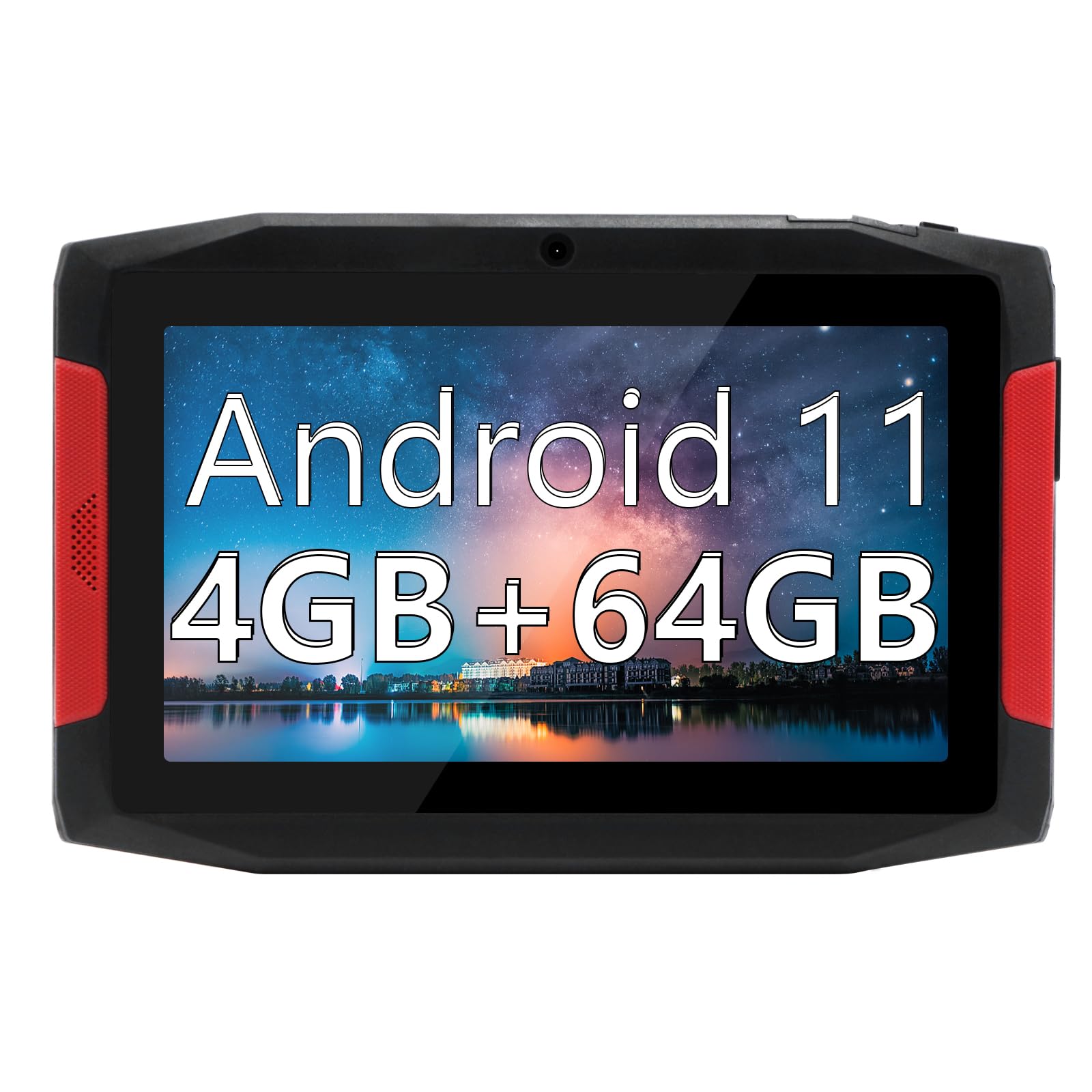 haipky 7 Inch Quad Core Android 11.0 Tablet PC, 4GB RAM+64GB ROM, Dual ...