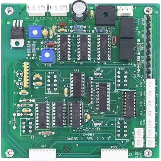Amazon.com: Pentair Compool Replacement Parts CIRCUIT BOARD FOR LX80 ...