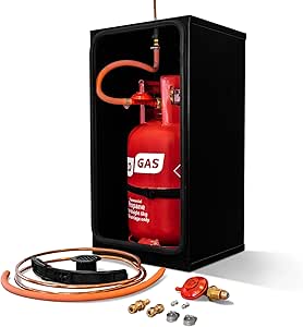 6kg Propane Gas Locker Kit with Screw-on Regulator : Amazon.co.uk ...