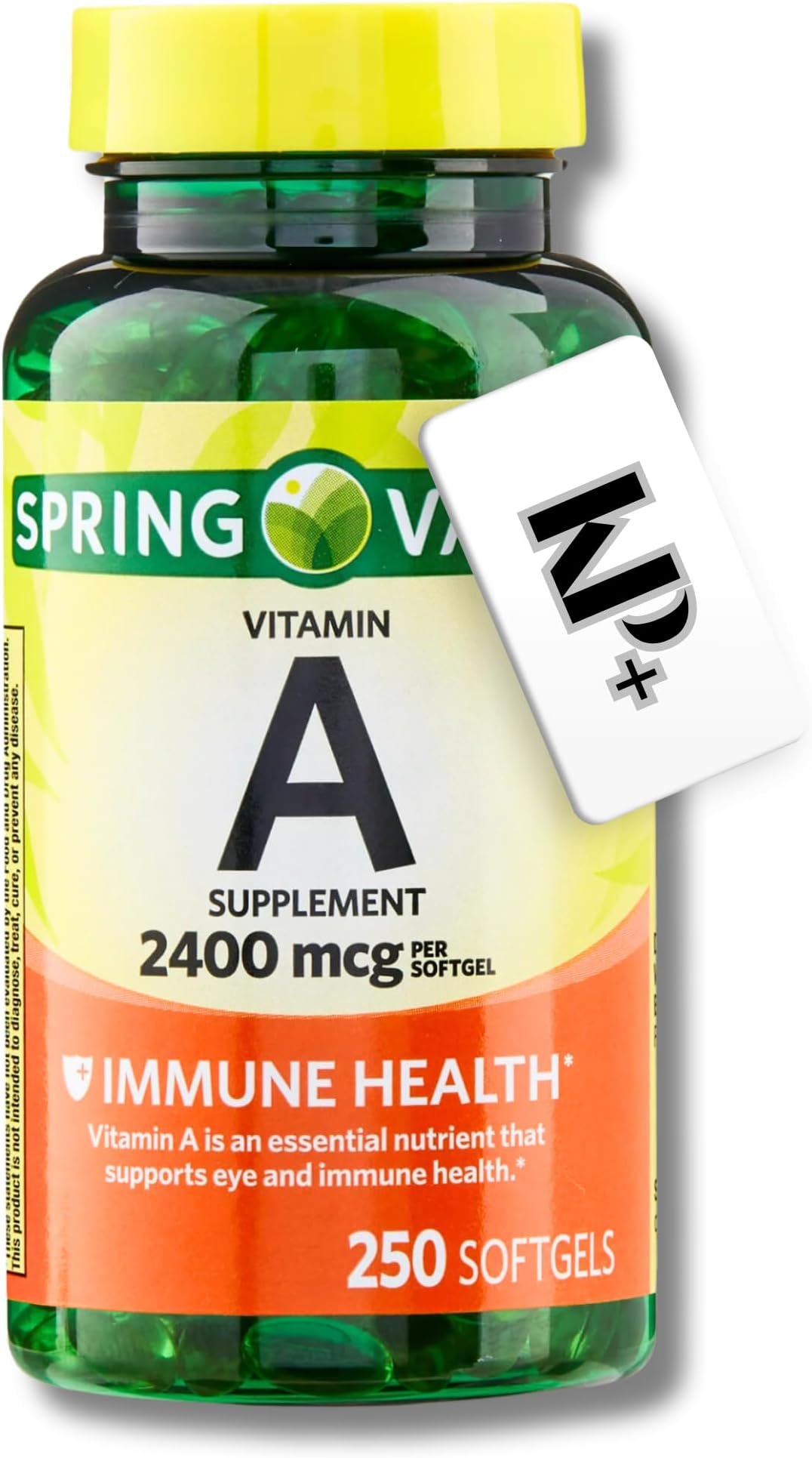 Amazon.com: Spring Valley - SUPLEMENTO DE Vitamina A 2400MCG 250 ...