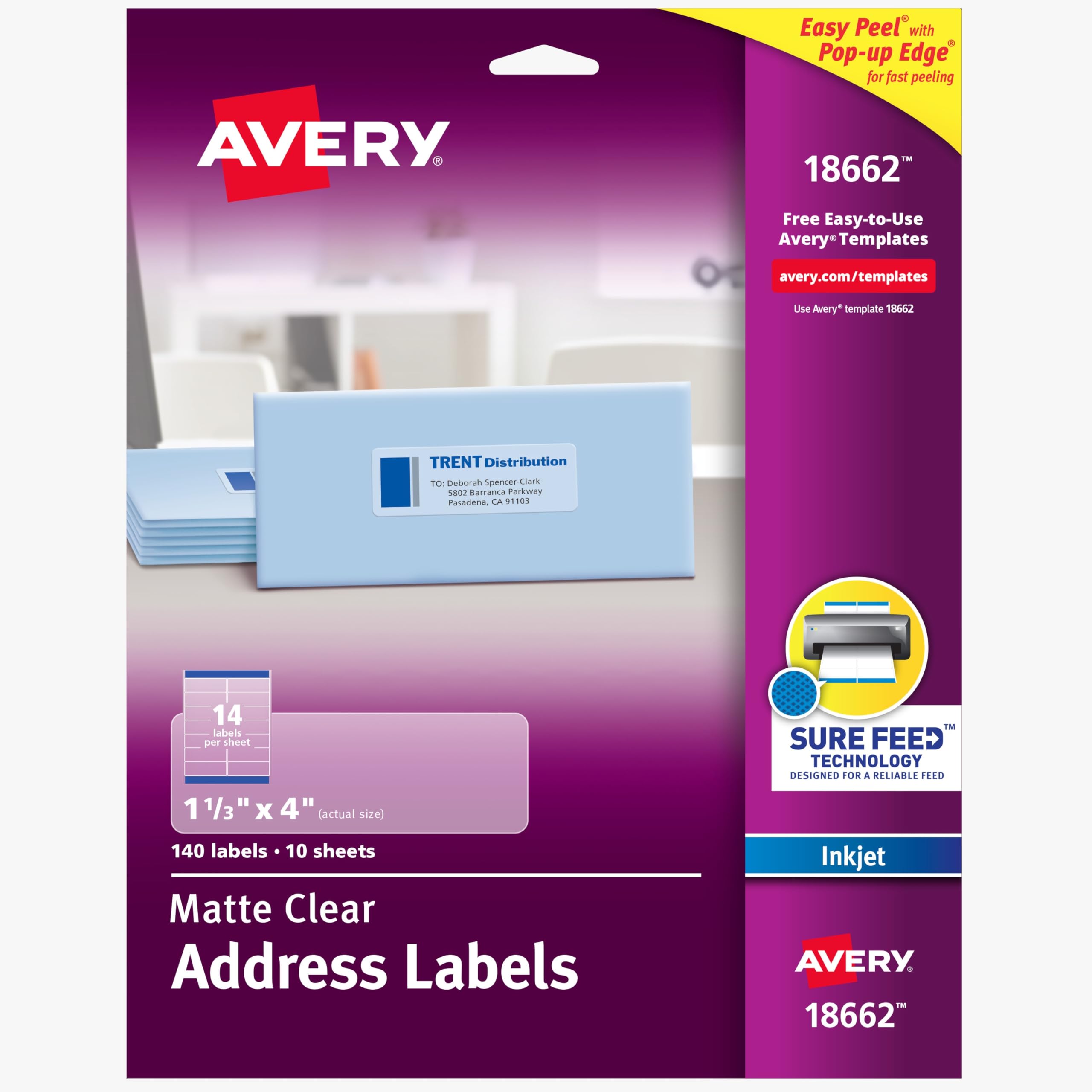 Jar Label Template Avery Avery Water Resistant Arched Labels, Print To