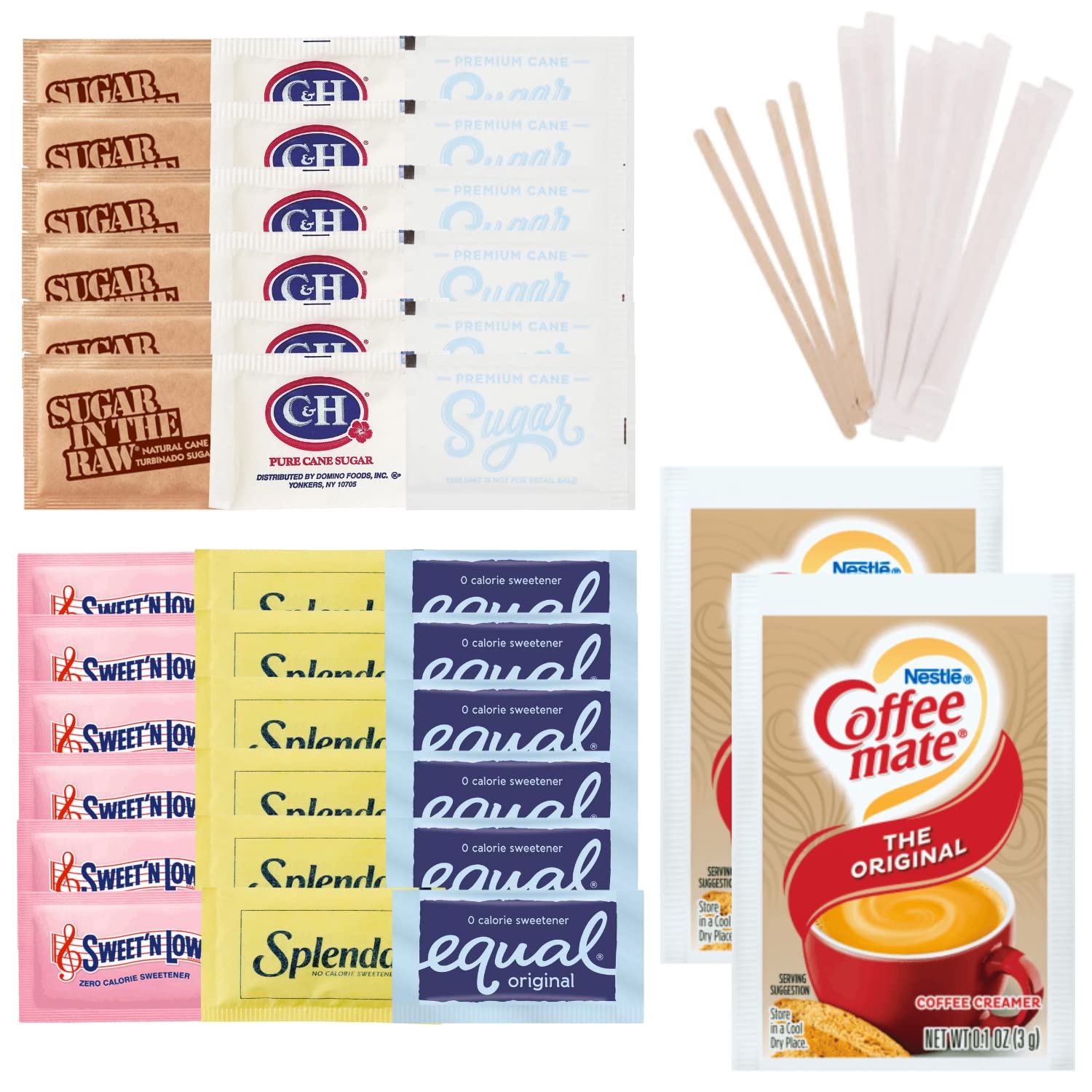 Paquetes de crema de café en polvo (180 unidades) y paquetes surtidos ...