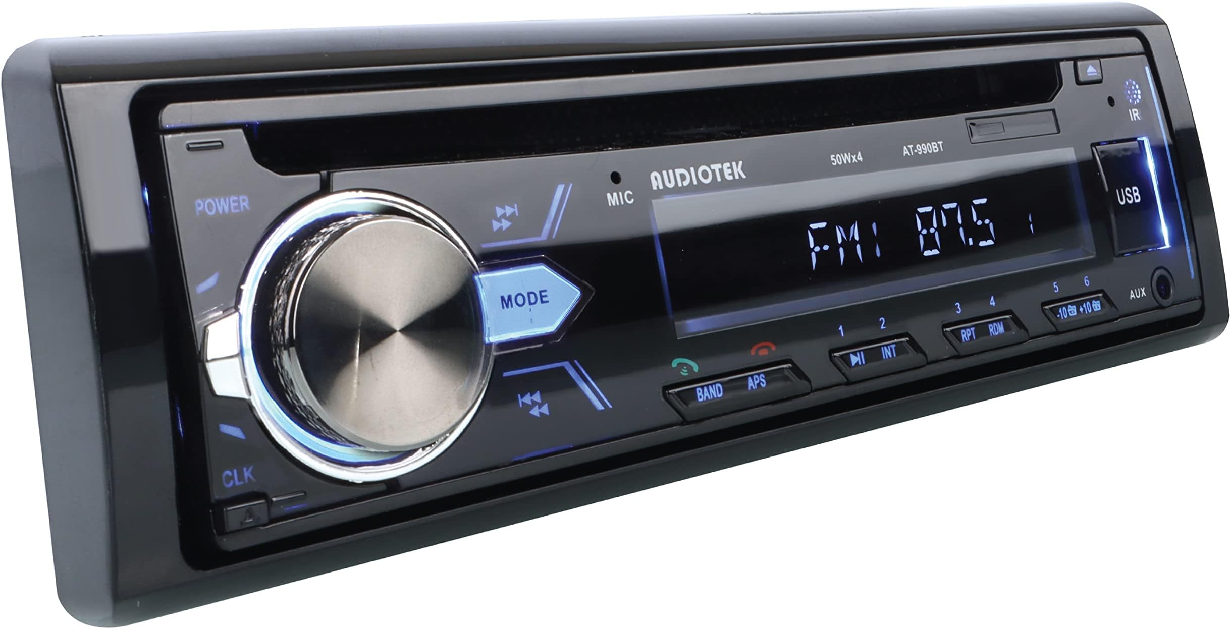 Amazon.com: New Audiotek AT-990BT CD / MP3 Car Audio Receiver Works ...