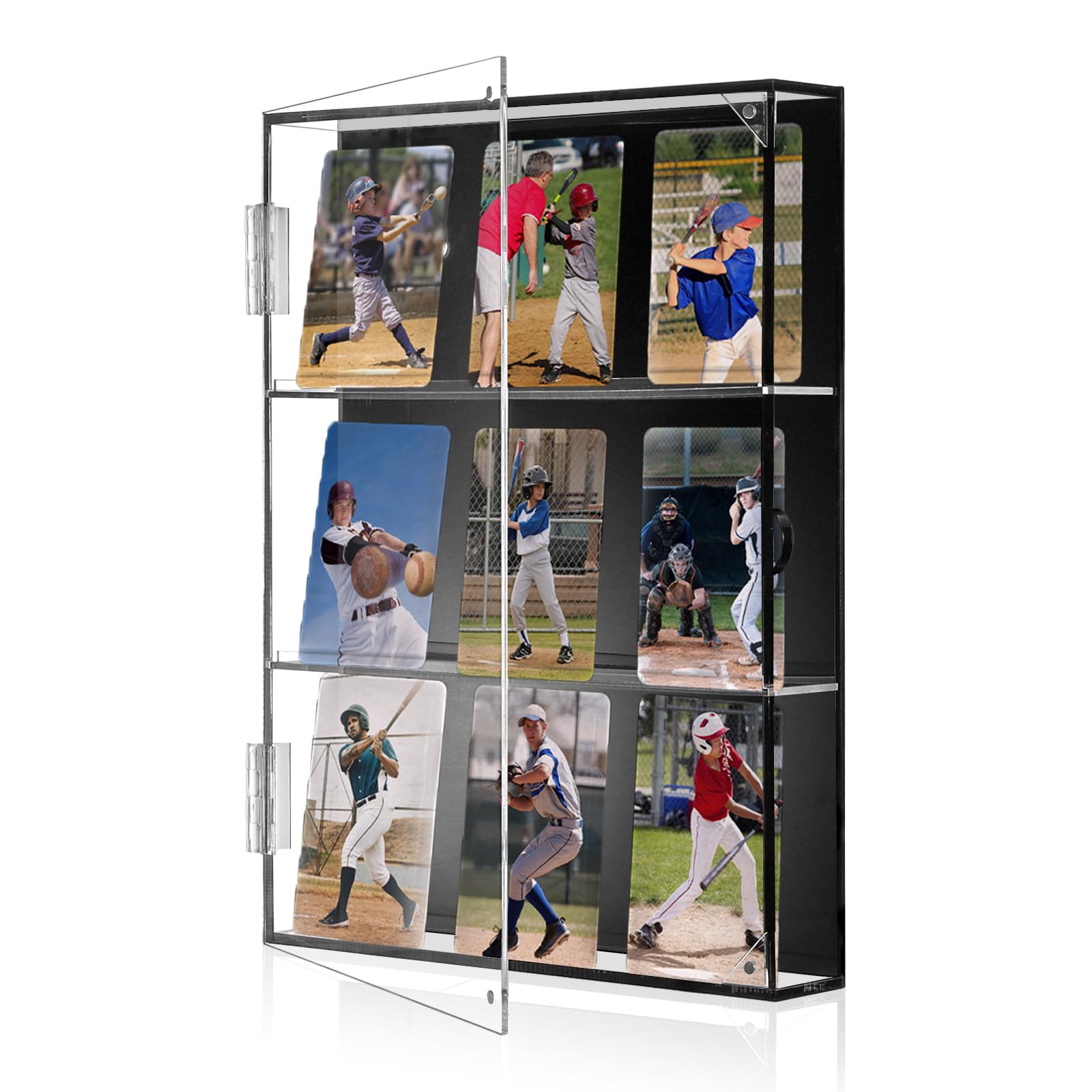 Amazon.com: Tebery Baseball Card Display Case Acrylic, Sports Trading ...