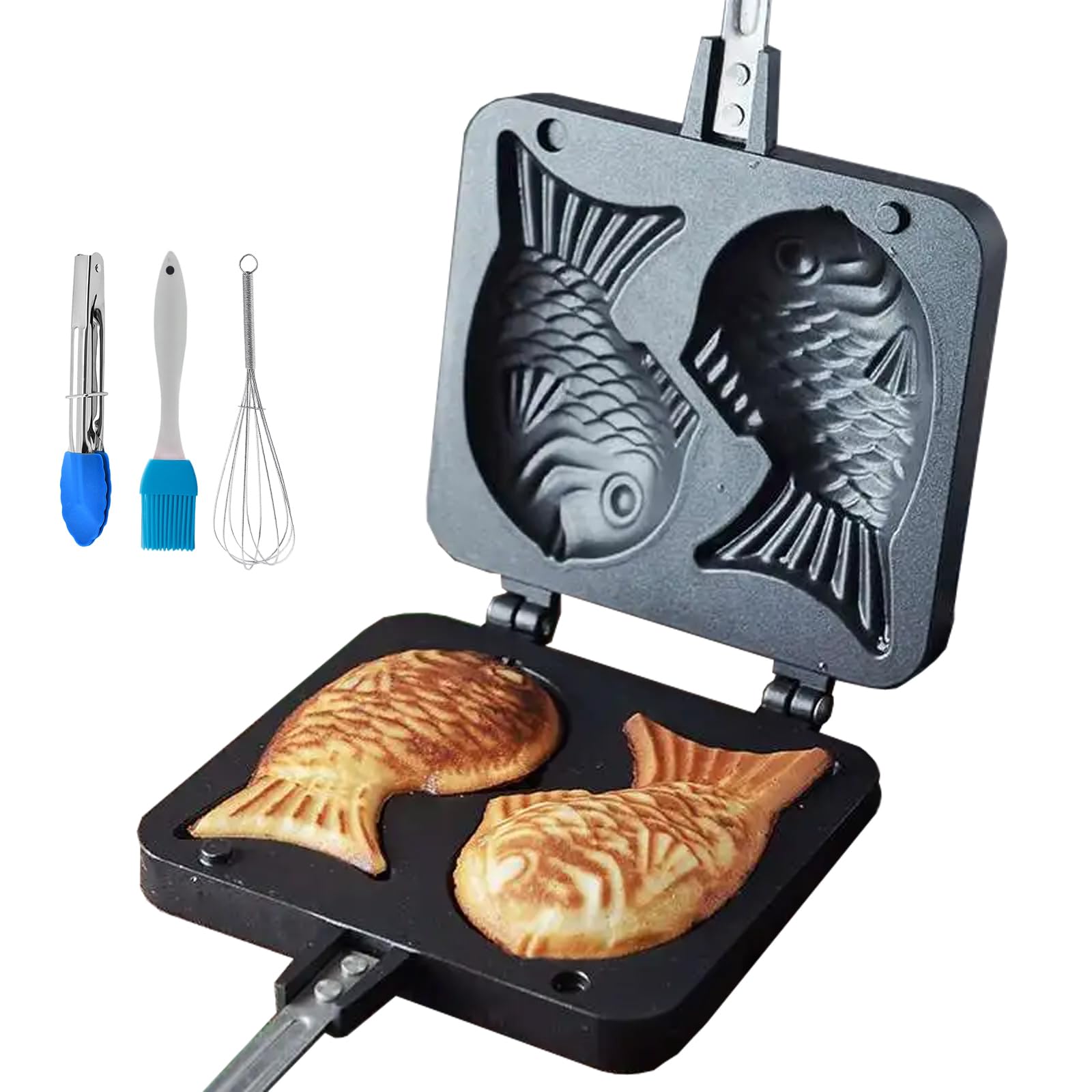 Amazon.com: CPVKRY Taiyaki Non-stick Pan Fish-shaped Cake Pan Cake Pan ...