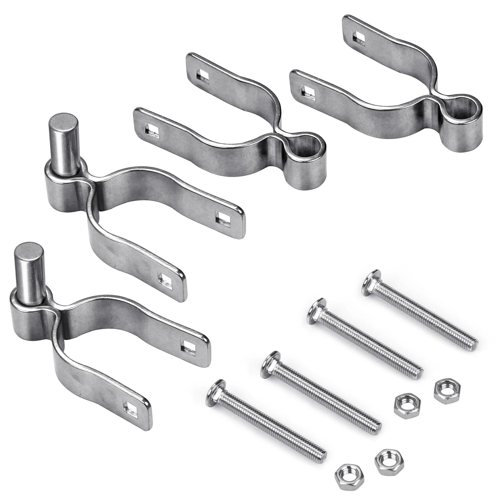 Snapklik.com : Insaga 2 Pack 1-5/8 X 1-5/8 Chain Link Fence Gate Post ...