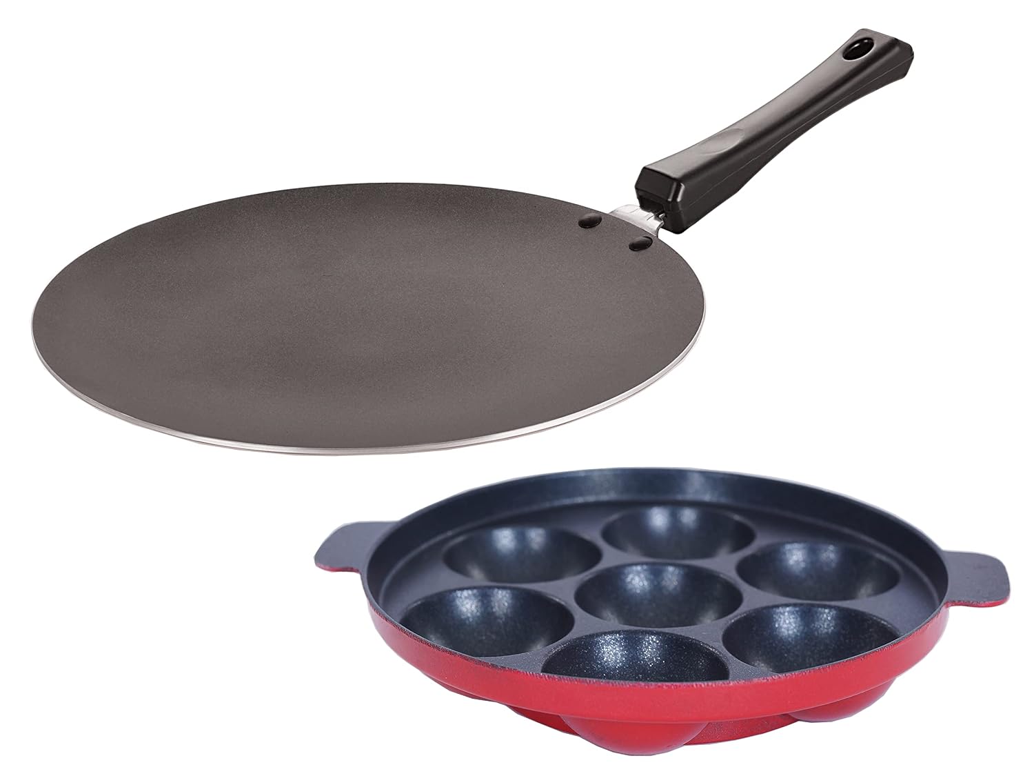 Buy NIRLON Mini Non Stick Gas Kids Play Utensils Compatible Concave ...