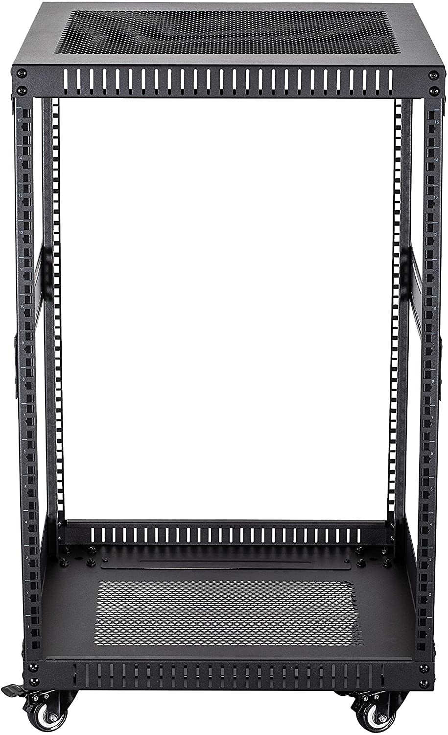 Snapklik.com : Kenuco 22U Standing Open Frame Rack