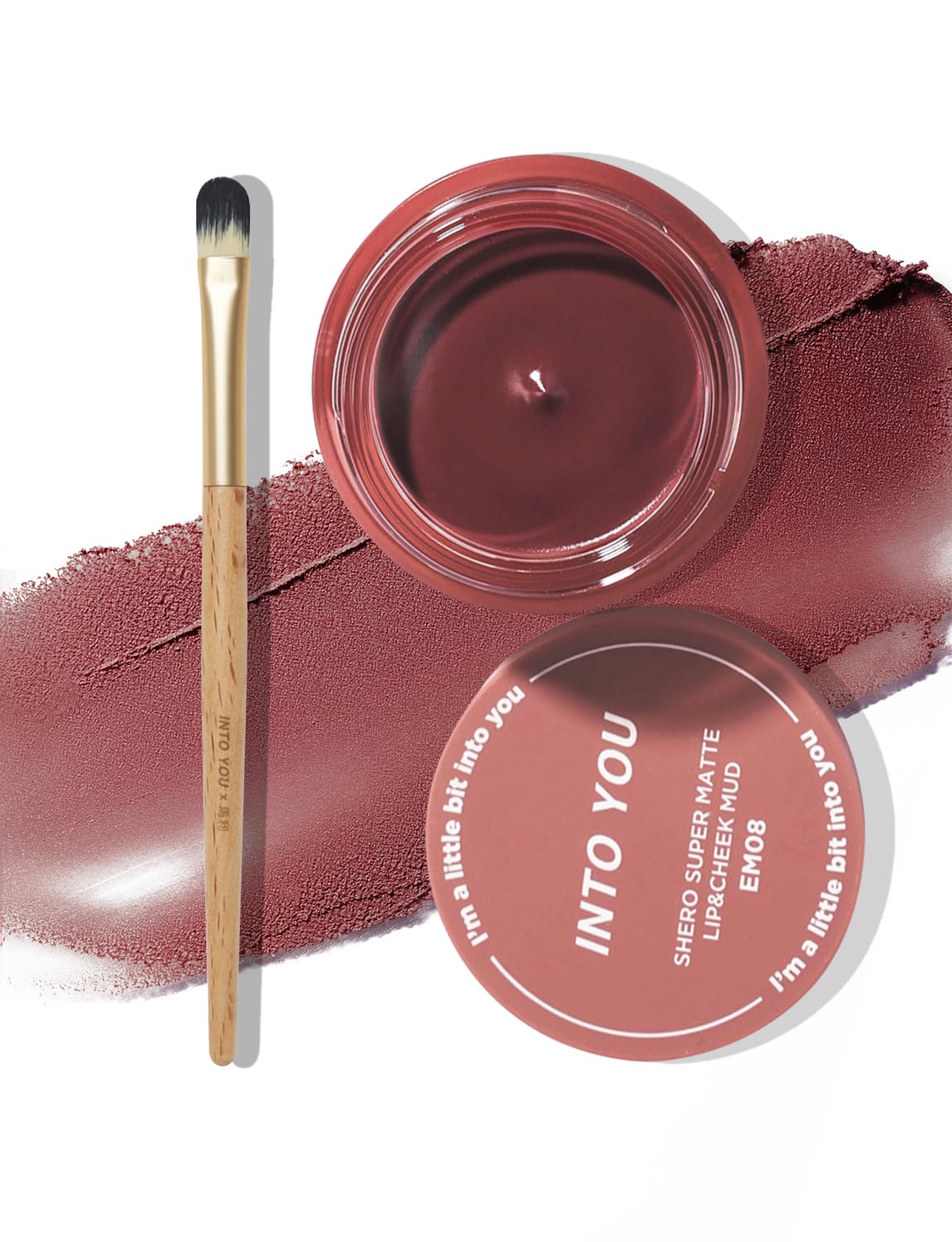 Amazon.com : INTO YOU Canned Lip Gloss for Women Velvet Matte Lipstick Muddy Texture Lip Mud ...