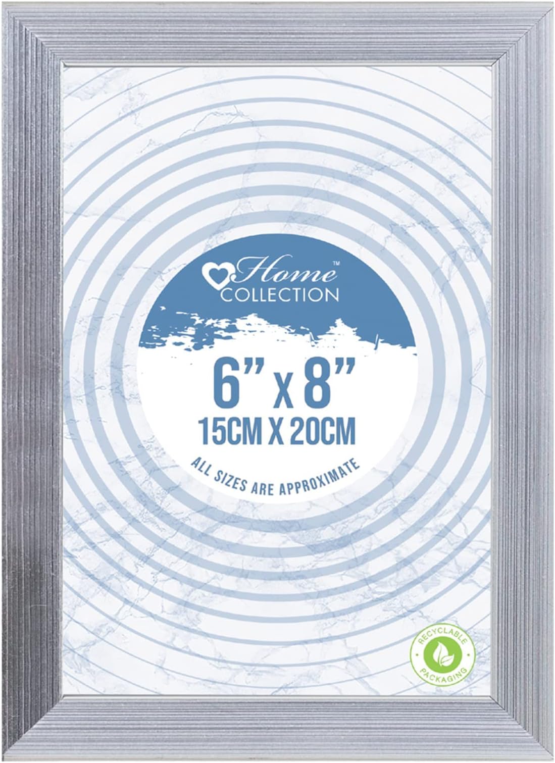 Maturi Silver Plated Photo Frame - Bead Edge Finish, 6 x 8-inch (15 x ...