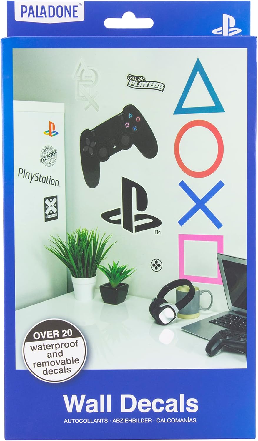 Paladone PP6581PS PlayStation Vinyl Wall Decals - 22 Waterproof and ...