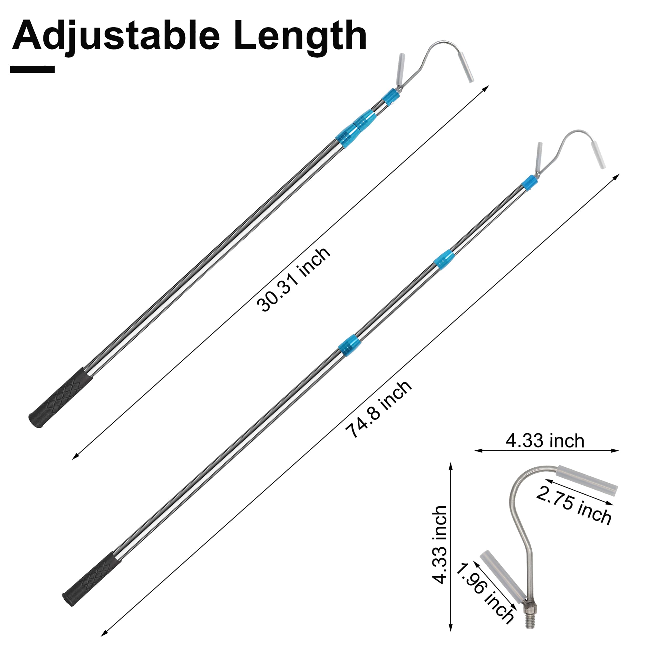 Snapklik.com : Cargo Grabber Truck Cargo Retriever, 6 FT Grabber Reach ...