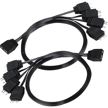 CERRXIAN ARGB HUB 1 to 11 Ports 12 Way 5V 3Pin RGB LED Splitter Hub ...