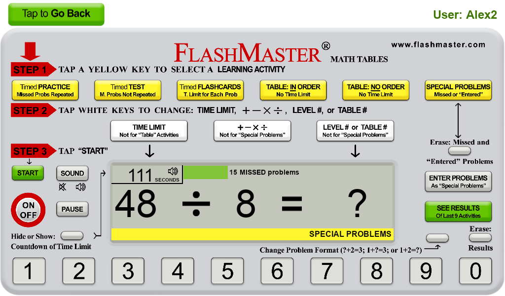 FlashMaster App--Math Facts - App on Amazon Appstore