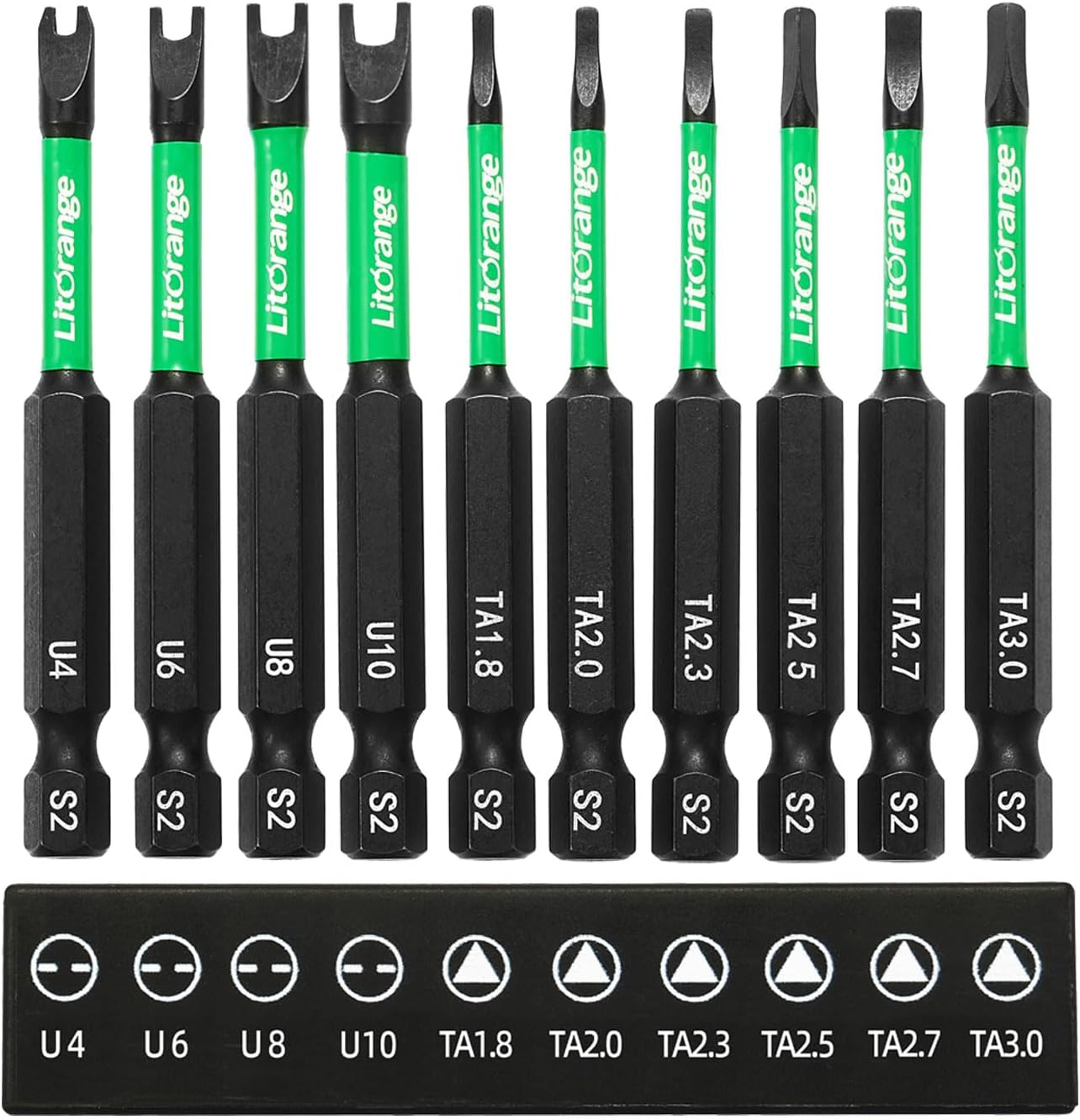 Amazon.com: Triangle Screwdriver Set w/1/4" Quick Change Bit Driver ...