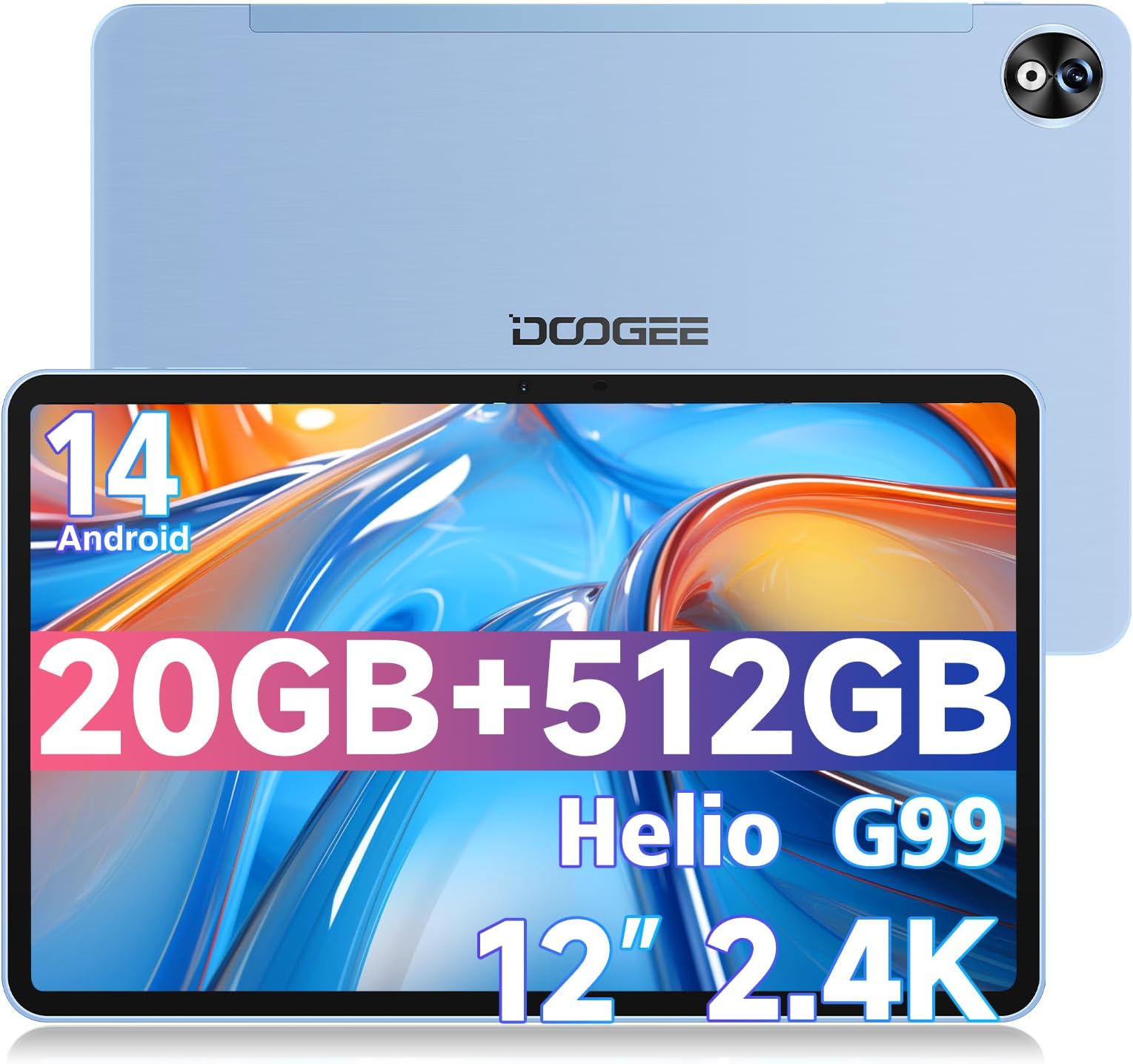 Amazon.com : DOOGEE T40 PRO 12 Inch Android 14 Tablet,2.4K Gaming ...