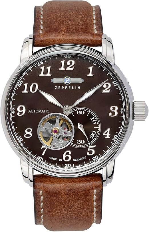 Amazon | [ZEPPELIN(ツェッペリン)] メンズウォッチ LZ 127 Graf Zeppelin 7666-4 自動巻 5気圧 ...