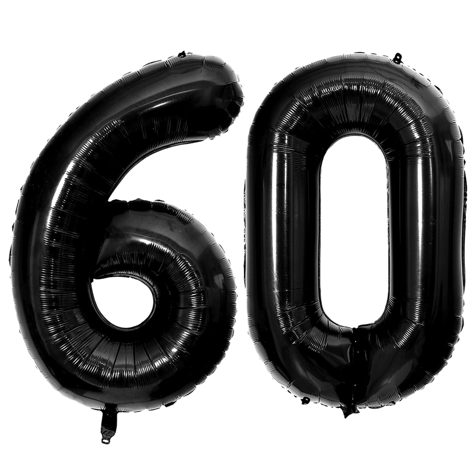 Amazon.com: 40 Inch Black 60 Number Balloons,Black 6 & 0 Mylar Foil ...