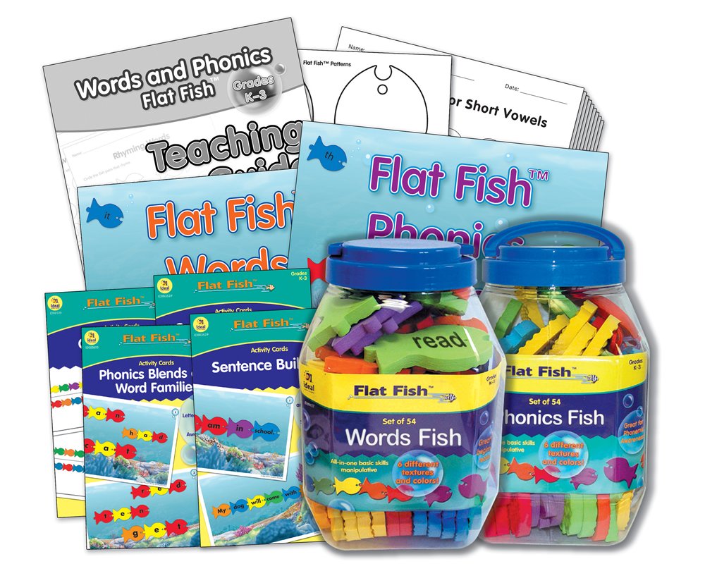 Words and Phonics (Flat Fish™): Ideal School Supply: 0017257133405 ...
