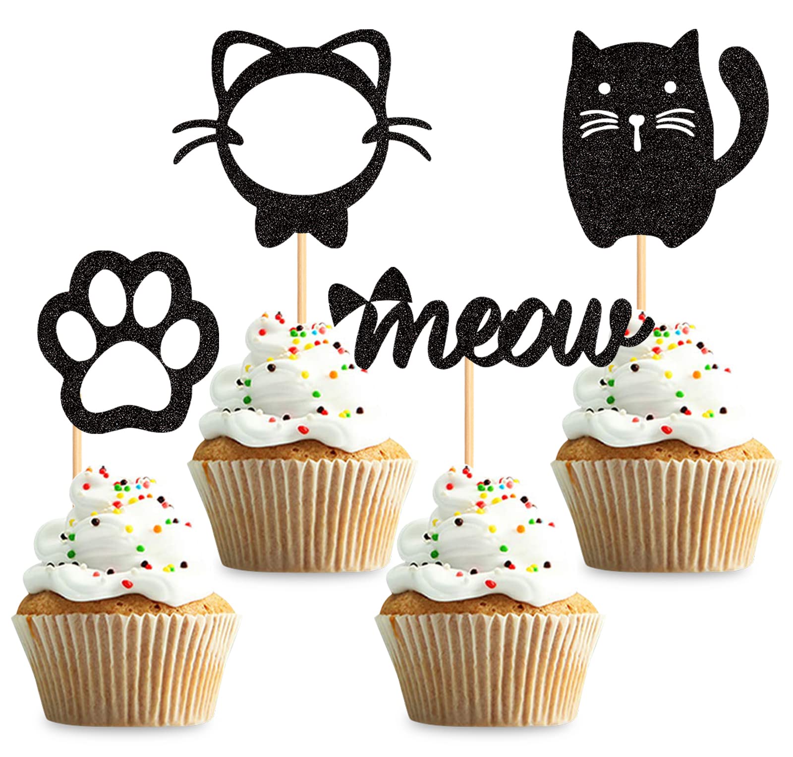 Cat Cupcake Toppers
