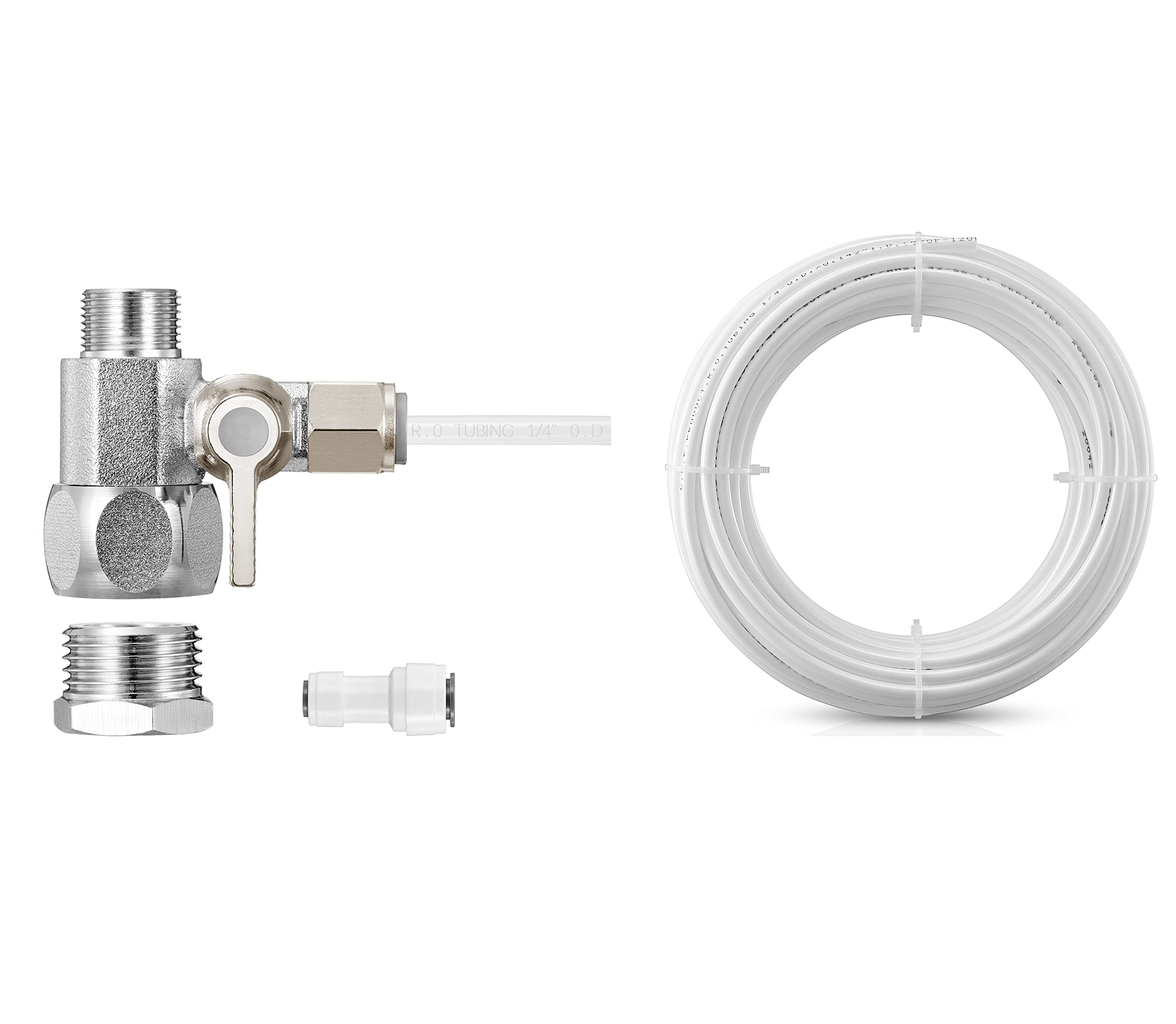 Amazon.com: Feed Water Adapter 3/8"x3/8"x1/4" or G 1/2"xG 1/2"x1/4 ...