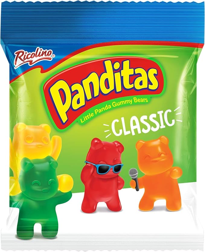 Amazon.com : RICOLINO Panditas Classic Gummies Box with 6 bags of 4.4 ...
