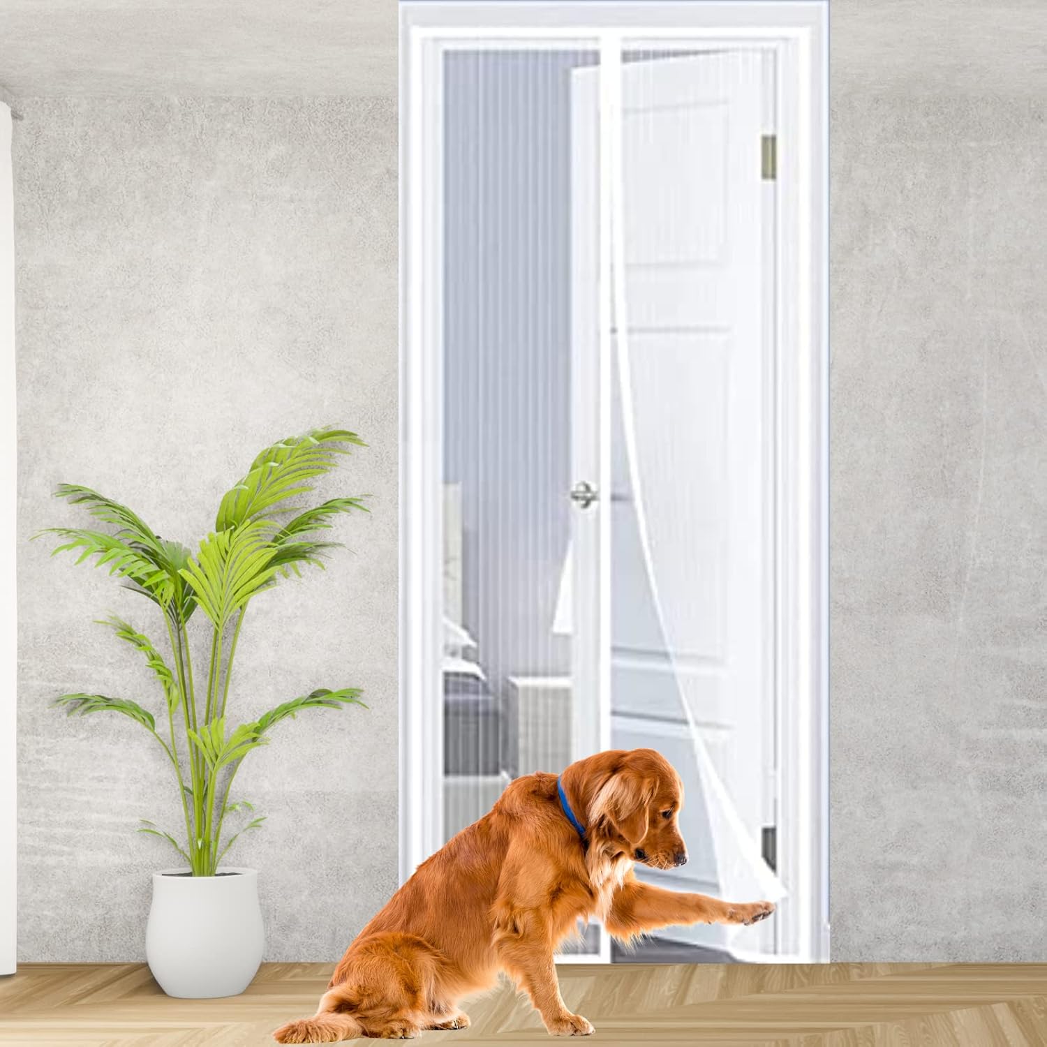 Naras Magnetic Fly Screens for Doors 210x100cm Door Fly Screen Curtain ...