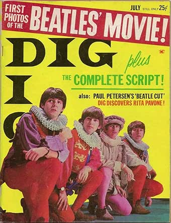 Dig Teen Magazine - July 1964 - First Photos of the Beatles' Movie ...