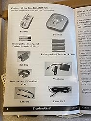 Amazon.com: LogicMark Freedom Alert, Landline Personal Emergency Device ...