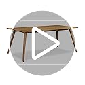 Amazon.com - POLY & BARK Cleo 71" Modern Wooden Dining Table in Oak ...