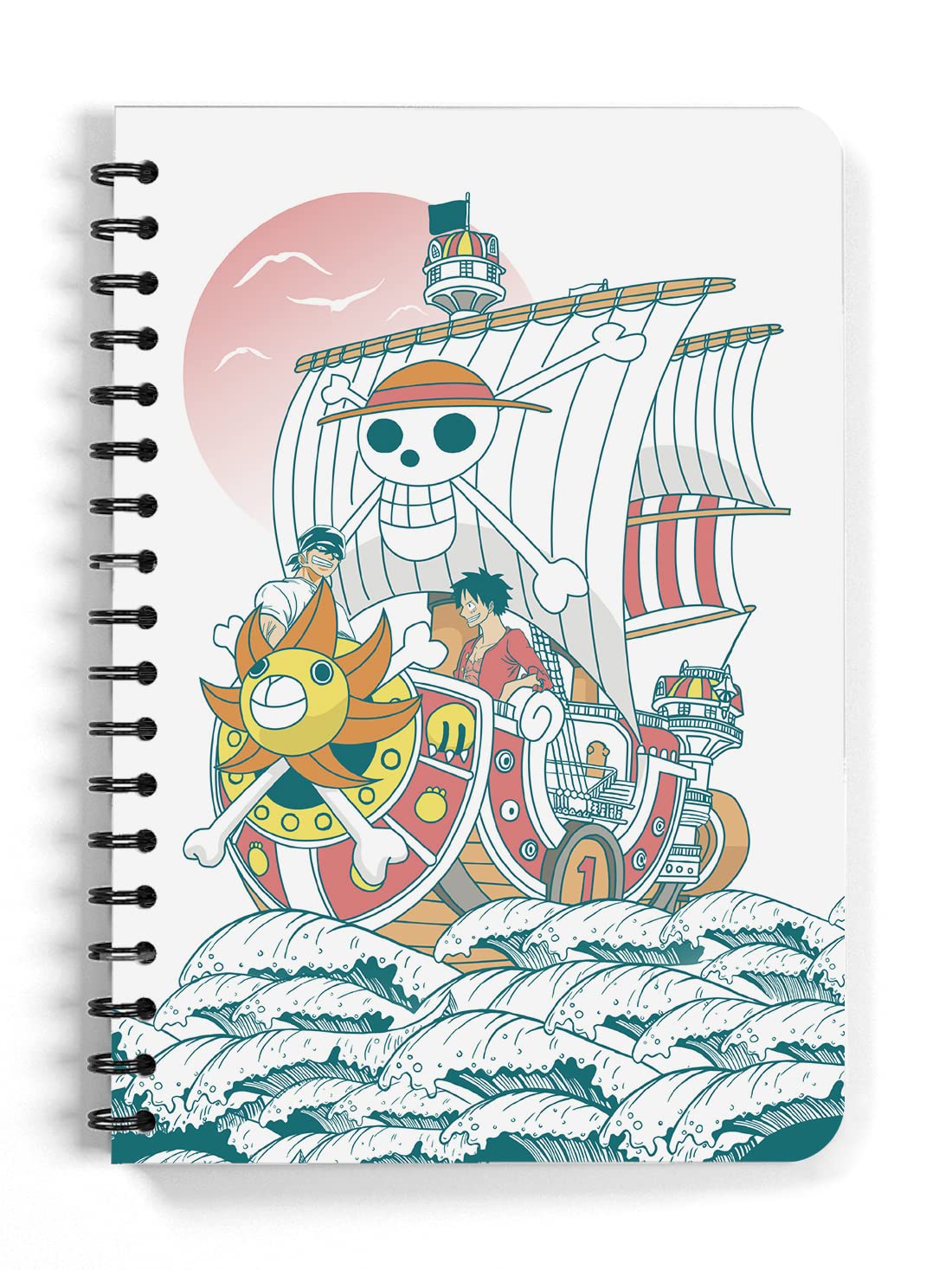 One Piece Anime Sketchbook Thousand Sunny Dreams A5 Spiral Drawing ...