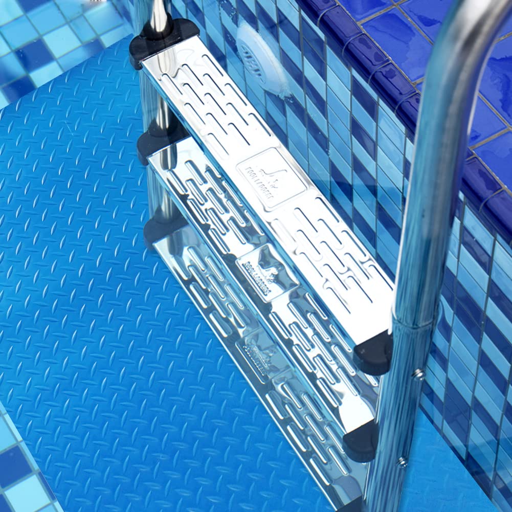 1 Pcs Extra Large Swimming Pool Ladder Mat, 36"x24" Protective Non-Slip ...