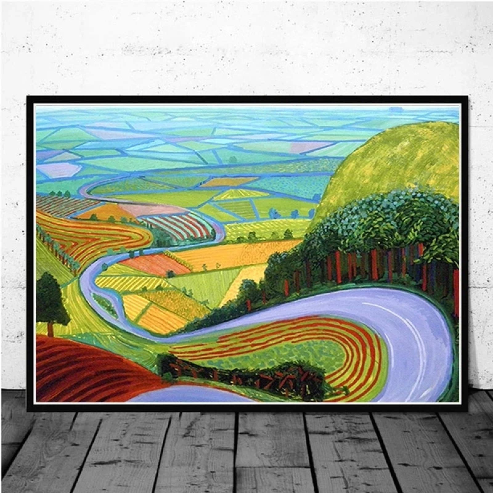 Pinturas De Paisajes De David Hockney Teentempo In Style Of David