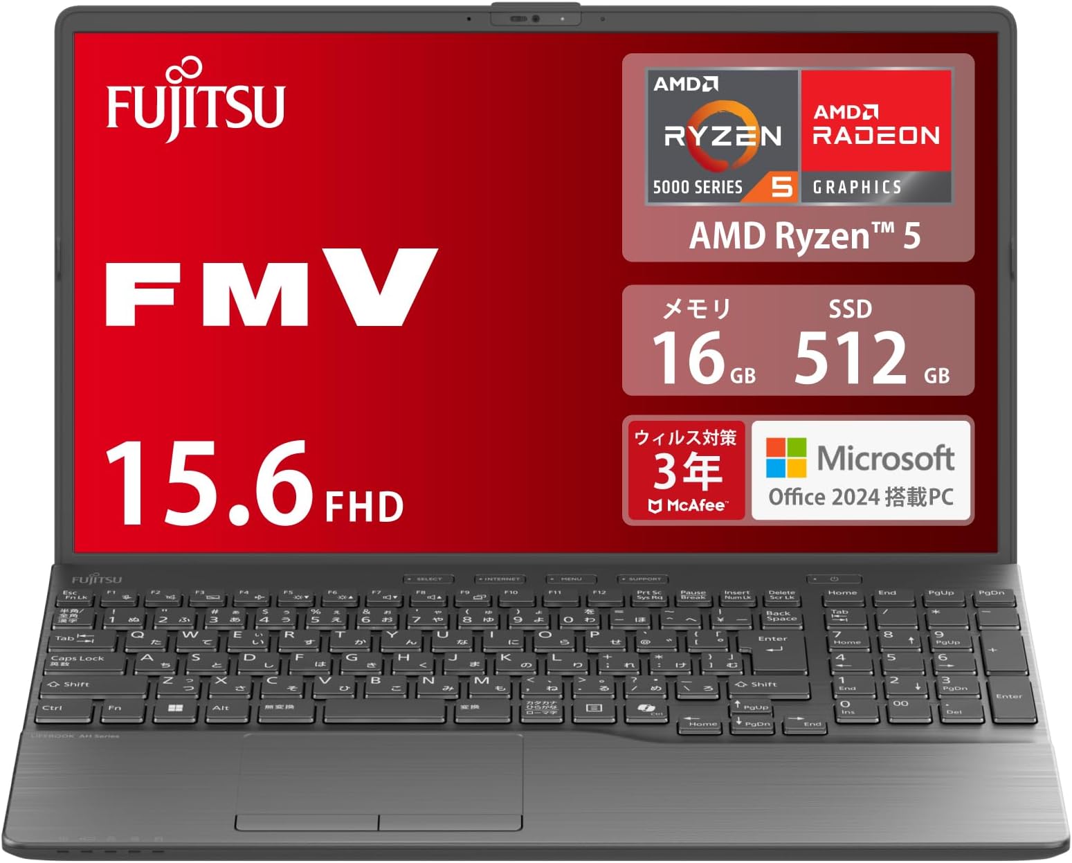 Amazon.co.jp: 【MS Office Personal搭載】富士通 LIFEBOOK A5513/RX Windows11 Pro ...